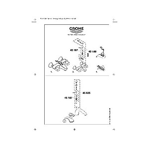 GROHE AMERICA 45187000 5-Port Diverter for Model 25622, Chrome