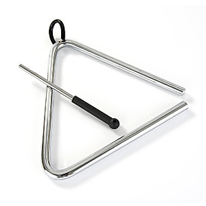 Percussion Plus Triangle, Silver, 8 inch (PP970)