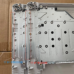 Replacement for HP 17BY 17-by 17CA 17-CA Laptop Upper Case Palmrest Backlit Keyboard Touchpad Assembly Part with ODD L92783-001 6070B1308113 Top Cover Sliver 2020 Year