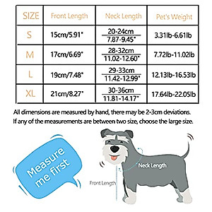 XIAOYU Pet Dog Cat Halloween Costume, Funny Halloween Christmas Party Clothes Apparel for Small Dog Cat Cosplay, Porter Costume, L