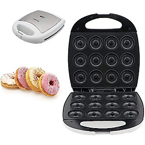 Mini Donut Maker Machine, 1400W Nonstick Electric Doughnut Baker Machine for Home Bakery Dessert Shop Mall Dessert Shop