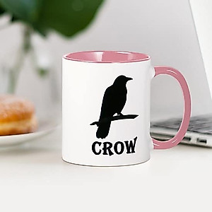 CafePress Black Crow Mug Ceramic Coffee Mug, Tea Cup 11 oz