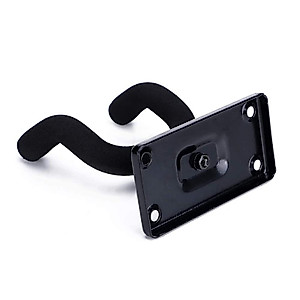 Latitude Guitar Wall Mount Bass Guitar Holder Electric Guitar Hanger 4 Pack Guitar Wall Hook Guitar Holder