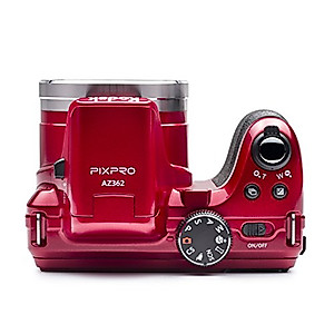 Kodak 16 Astro Zoom AZ362 with 3" LCD, Red (AZ362-RD)