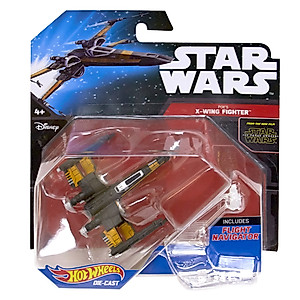 Hot Wheels Star Wars: The Force Awakens Hero Open Wing Orange Starfighter Starship Vehicle