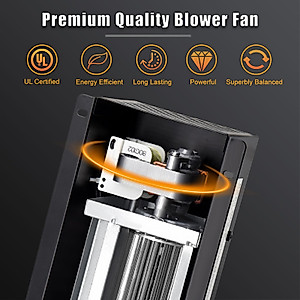 Criditpid PBAR-2427 Fireplace Blower Fan Kit for Vent Free Stove or Wood Burning Stoves, Blower for GHP Group Pleasant Hearth VFS2-PH30DT, VFS2-PH20DT, VFS-PH20DT Fireplace