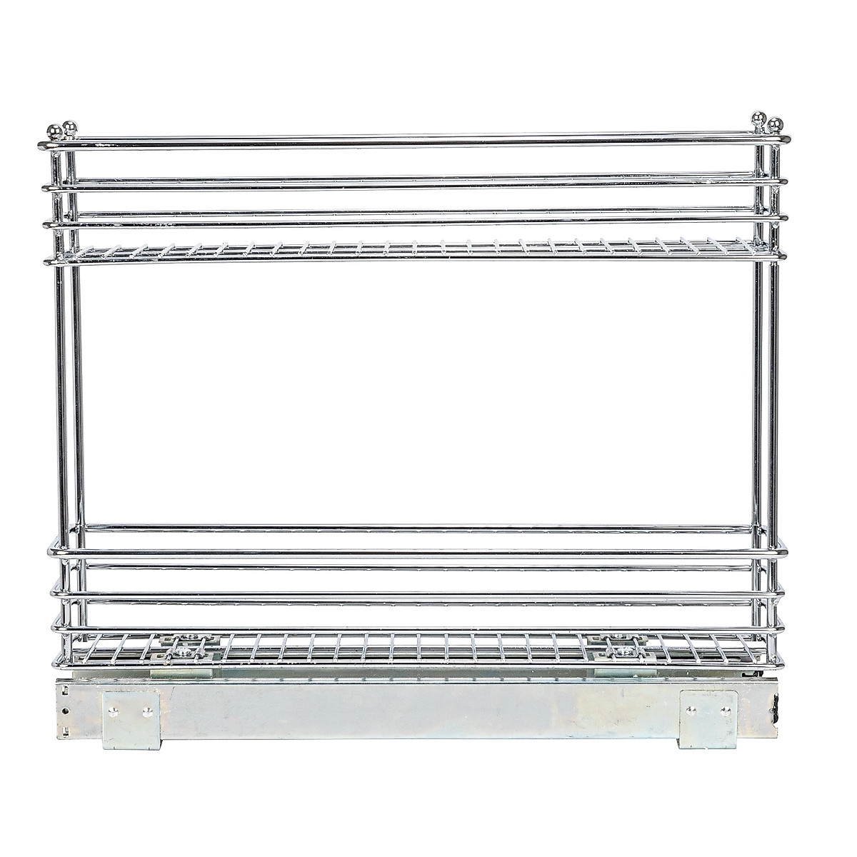 Household Essentials Glidez Narrow Sliding Organizer, 5", Chrome