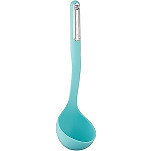 KitchenAid Silicone Ladle, 13 inches, Aqua Sky