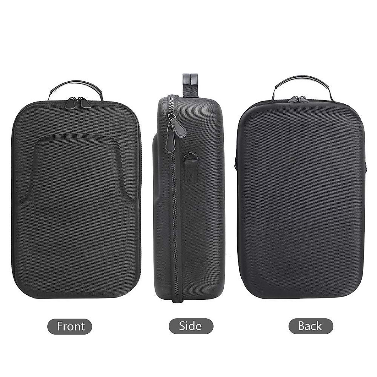 HIJIAO accessories for Oculus Quest VR, including: hard case (black), Silicone Controller Grip Skin (gray), Silicone Knuckle Strap (gray), Silicone Cover (black), Head Strap Pad for Oculus Quest Heads