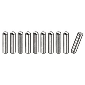 Tool parts 6x16mm Dowel Pins - 10pcs Round Head Flat Chamfered End Dowel Pin