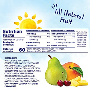 Dole Fruit Bowls Cherry Mixed Fruit in 100% Juice, Back To School, Gluten Free Healthy Snack, 4oz, 12 Total Cups