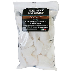 Waxness Spa Choice Rosin Free Coconut Waxing Kit with 2.2 Lb / 1 Kg Wax Bag