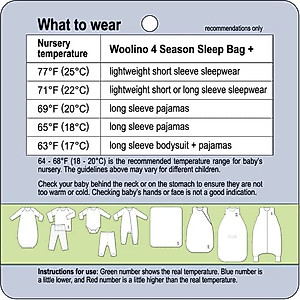 Woolino Toddler Sleeping Sack, 4 Season, Merino Wool, Baby Sleep Bag, 2-4 Years, Star Gray