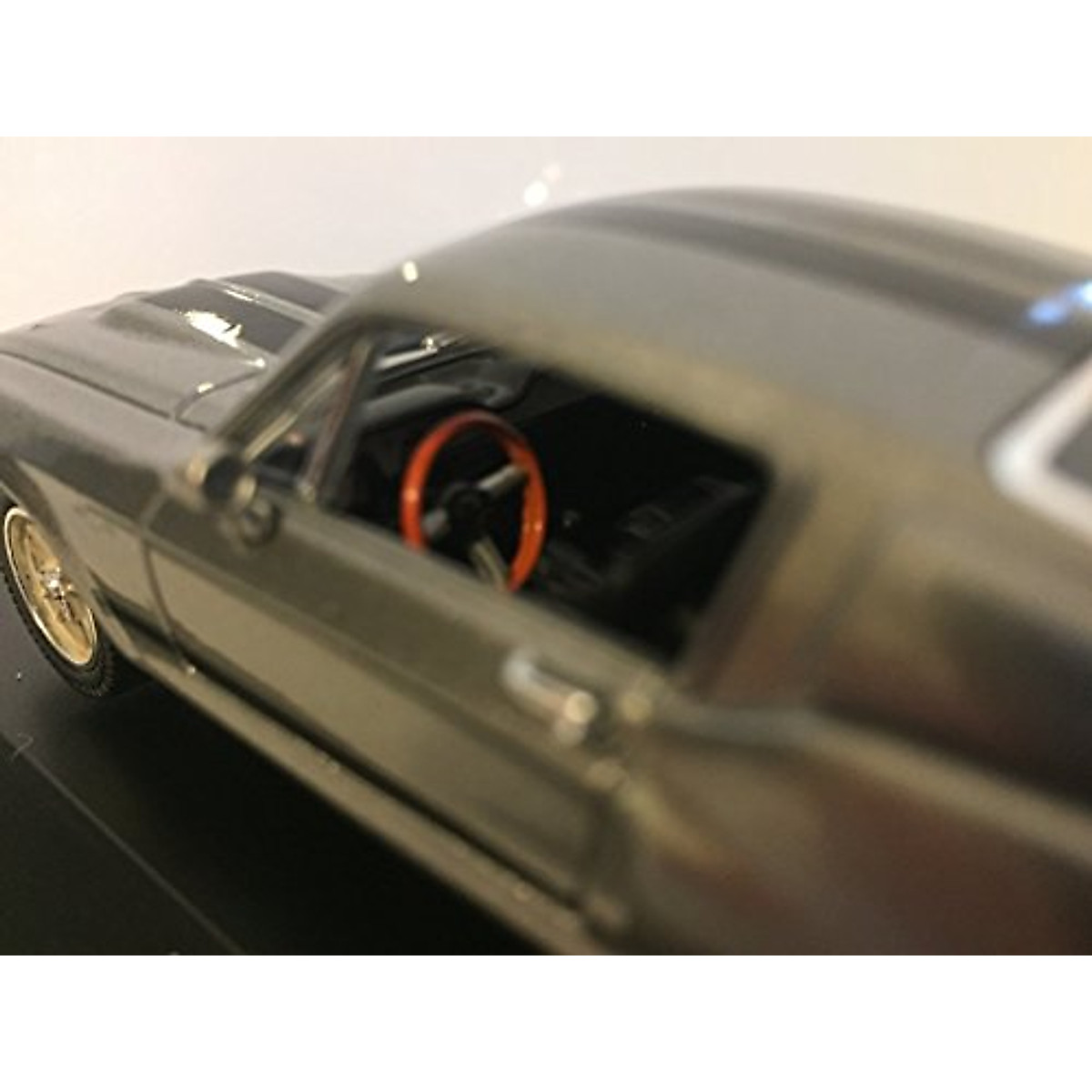 GreenLight Collectibles Gone in Sixty Seconds 1967 Ford Mustang Eleanor 1/43 Scale Diecast Model Car Gray