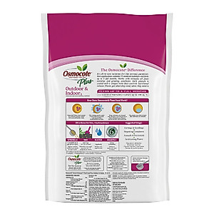 Osmocote Smart-Release Plant Food Plus Outdoor & Indoor₁, Granular Fertilizer with 11 Essential Nutrients, 8 lbs.