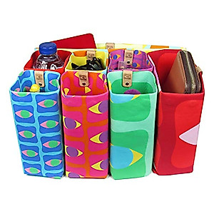 Bright Flagship Prints, 7" 8-pc Tote Set