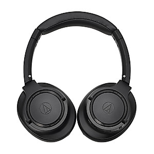 Audio-Technica ATH-SR50BT Bluetooth Wireless Over-Ear Headphones, Black (ATH-SR50BTBK)