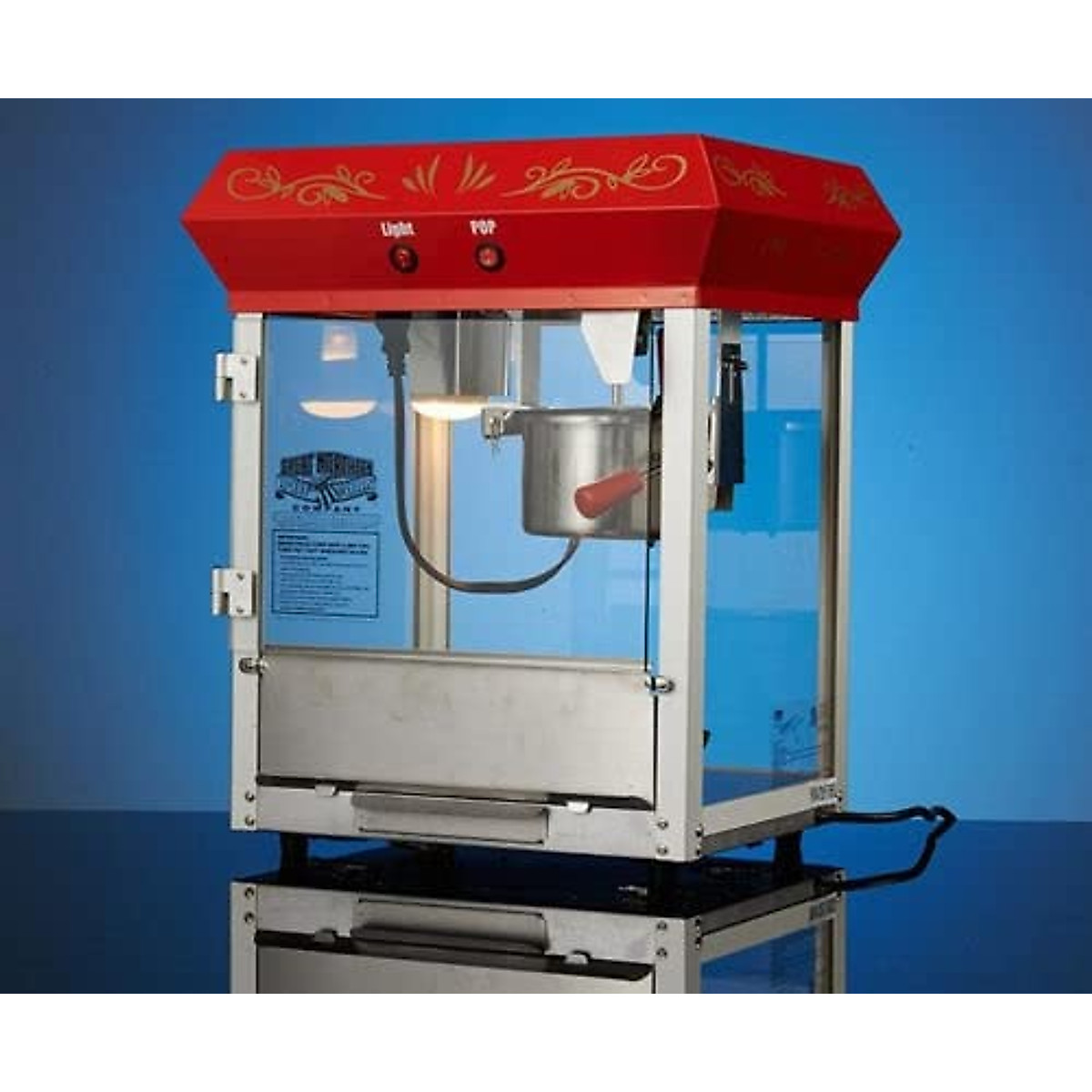 Canglan Technology 6 OZ Commercial Bar Style Popcorn Popper Machine w Heat Preservation