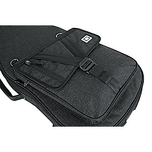Gator Cases Transit Series Electric Guitar Gig Bag; Charcoal Black Exterior (GT-ELECTRIC-BLK)