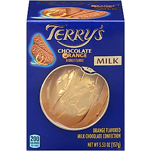 Smiling Sweets Terry's Milk Chocolate Orange - 5.53oz - Pack of 2 - Great tasting chocolate with an added twist of orange flavor - Perfect for sharing - Break apart and enjoy