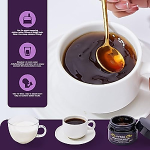 VIFSSG Shilajit Pure Himalayan Organic, 700 Mg Shilajit Supplement, Shilajit Resin Organic, Gold Grade Nature Shilajit with 4 in-1 Complex for Energy Support, 30 Grams, 1 Pack