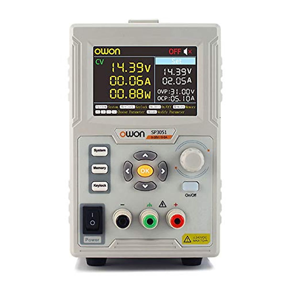 DC Power Supply OWON SP3051 1 Channel,MAX 150W Output Power Supply 30V 5A