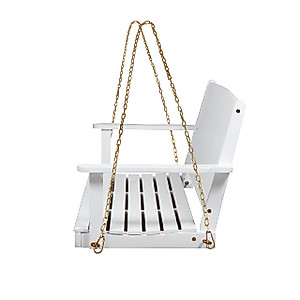 Christopher Knight Home Phoebe Outdoor Acacia Wood Porch Swing, White
