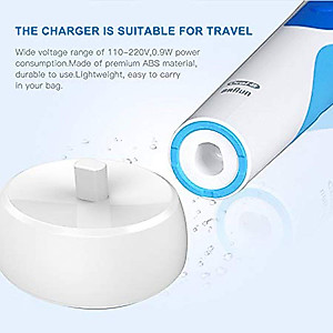 Toothbrush Charger Base, Electric Toothbrush Charger Inductive Model 3757 Suitable for Oral B Braun Toothbrush, Portable for Travel Replacement Braun Charging Base