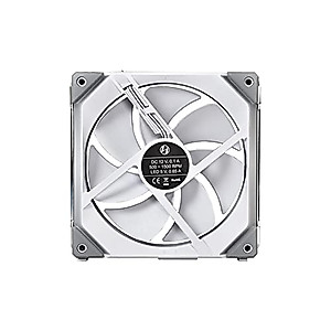 Lian Li UNI Fan SL140 RGB x1 140mm Revolutionized Daisy-Chain ARGB Fan - White