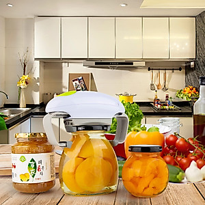 Electric Jar Opener, Automatic Jar Opener Kitchen Gadget,The Hands Free Bottle Opener for Woman,Seniors with Arthritiss,Weak Hands with Less Effort to Open