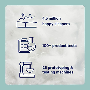 Casper Sleep Essential Pillow for Sleeping, Standard, White