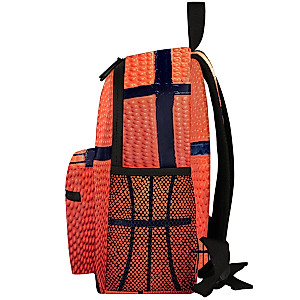 Basketball Backpack for Boys, 12 In Kids Toddler Backpack Sport Ball Kindergarten Preschool Bookback Travel Bag Snack Bag with Chest Strap for Children