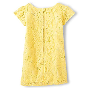 The Children's Place,Family Matching Dresses, Mommy and Me,Girls,Yellow Lace,12-18 Months