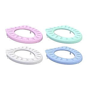 Huhudde Silicone Toilet Seat Cover Decorative Mat Cover Pad Cushion Decoration for Home Toilet Seat Protective Mat Supplies Seat Covers