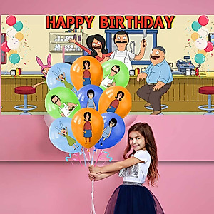 Bob Burgers Party Supplies Decorations Birthday Cake Topper Balloons Banner Backdrop Decor