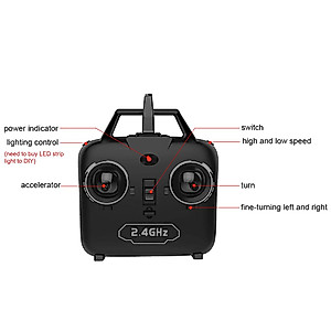 GoolRC Z51 Predator RC Plane, 2.4Ghz 2 Channels Remote Control Airplane with 3-Axis Gyro, Foam Hand Throwing RC Aircraft Glider with 660mm Wingspan, DIY Kit Toys for Kids Beginners
