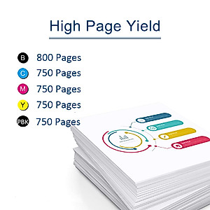 OSIR Compatible Ink Cartridge Replacement for HP 564 564XL for HP Photosmart 7510 7520 7525 6520 5520 6510 5510 7515 B8550 C6380 Premium C309a C410a Officejet 4620 4622 Deskjet 3520 3521 3522 (5-Pack)