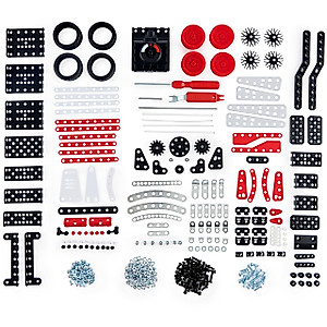 Meccano, 25-in-1 Motorized Supercar STEM Model Building Kit with 347 Parts, Real Tools and Working Lights, Kids Toys for Ages 10 and Up