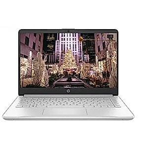 HP 2022 New Flagship 14 Laptop: 14" FHD IPS Display, Dynamic 4-Core Intel i3-1125G4(Upto 3.7GHz), 16GB RAM, 256GB SSD, UHD Graphics, Backlit-KYB, FP-Reader, WiFi, Fast Charge, HDMI, USB-C, Win10S, TF