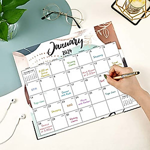 Magnetic Calendar 2023-2024 - Jul 2023 - Dec 2024, Magnetic Fridge Calendar 2023-2024,13" × 11.5", 18 Monthly Calendar 2023-2024, Magnetic Calendar for Fridge, Tear-off Pad, Perfect for Easy Planning