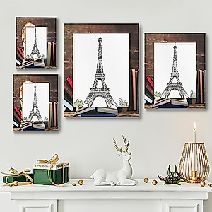 Yzrwebo Animal Dog 11x14 Picture Frame Book Wood Grain Wood Photo Frames High Transparent Horizontal and Vertical Tabletop Display or Wall Mounting for Family Home Gallery Office