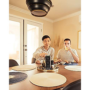 LG PuriCare Mini – Small Lightweight Ultra Quiet Portable Air Purifier for flitering ultra-fine dust and small particles in the Home Bedroom Office Airplane Train Car or On the Go, Black (AP151MBA1)