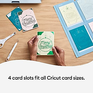 Cricut Card Mat 2x2, Reusable, Non-Slip Craft Mat, Create Four Cards Simultaneously, Perfect for Bulk Card Making, Compatible with Cricut Maker & Cricut Explore Crafting Machines