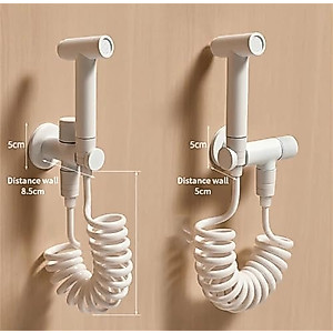 Bidet Brass Faucets Cold Water Toilet Corner Valve Handheld Hygienic Shower Head Wash Car Pet Sprayer Airbrush Tap 811592W-A02