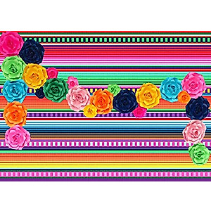 Fanghui 7x5ft Mexico Fiesta Theme Photography Backdrops Great as Mexican Dress-up Photo Booth Background Baby Shower Birthday Party Decoration Supplies