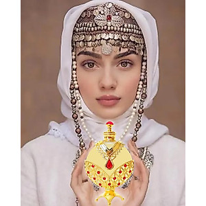 HUIBAO Gold Arabian Concentrated Perfume Oil, Arabic Perfume for Women, Arabian Perfume Oil- Long Lasting A Seductive Perfume Oil (12ml)
