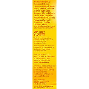 Weleda Calendula Body Cream, 2.5 Fluid Ounce