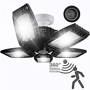 CODAFUL Motion Sensor LED Garage Light with Motion Sensor 150W 15000lm Super Bright Shop Light, Motion Activated led Store Light, Suitable for Garage, Workshop and Basement.