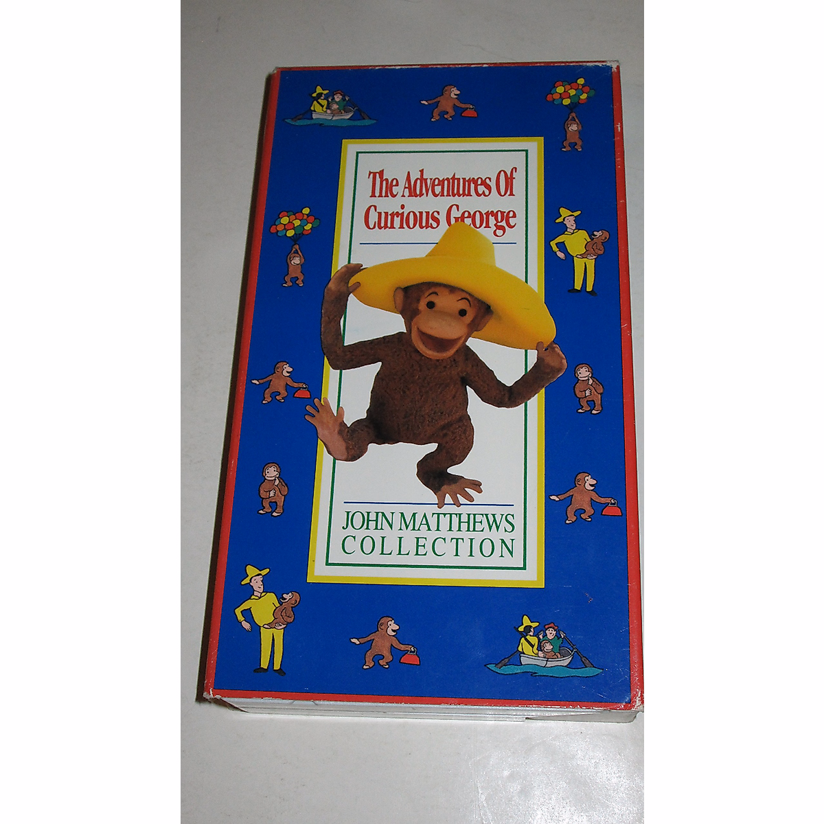 The Adventures of Curious George: John Matthews Collection (VHS Video) (White Cassette) 1984