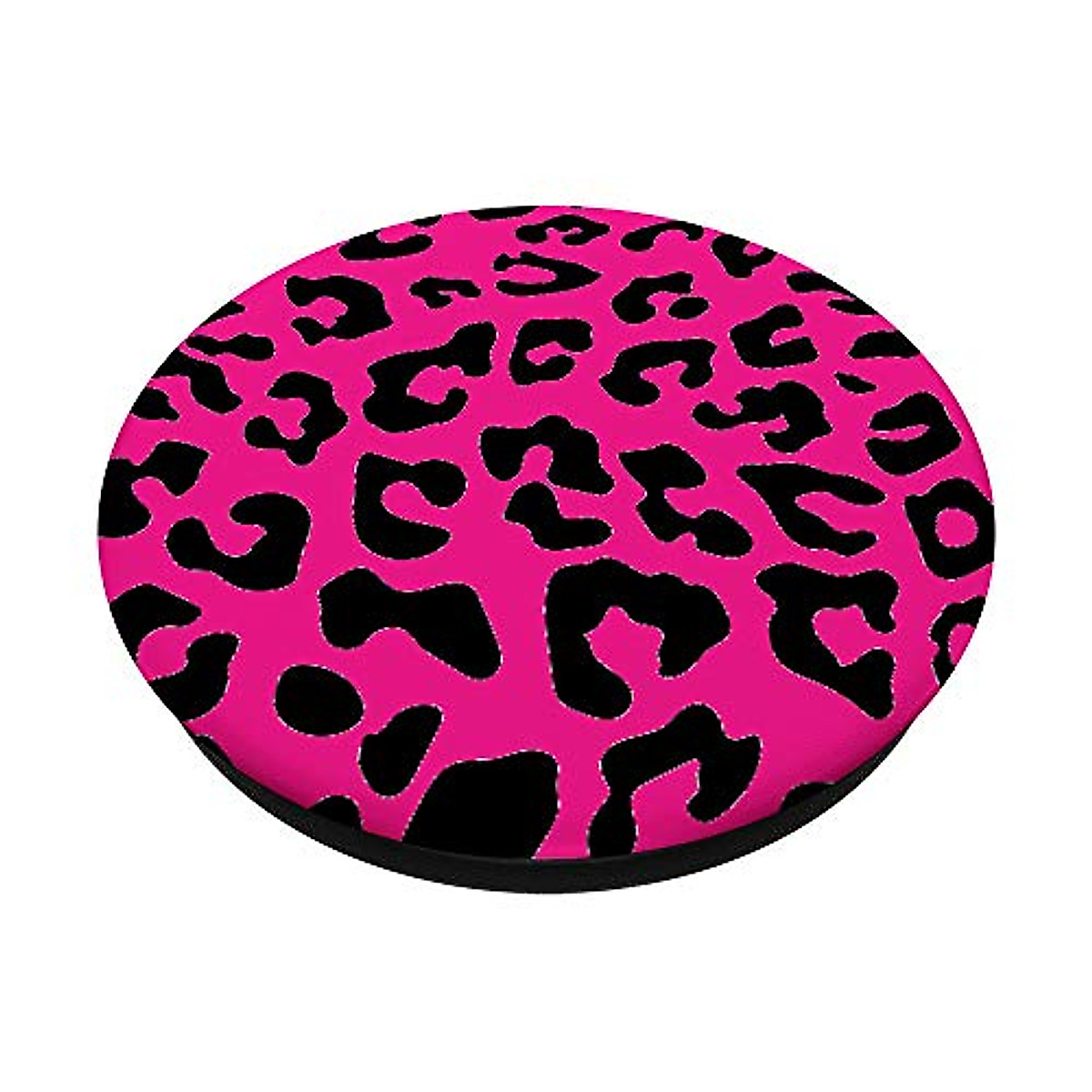Hot Magenta Pink Leopard Pattern PopSockets PopGrip: Swappable Grip for Phones & Tablets